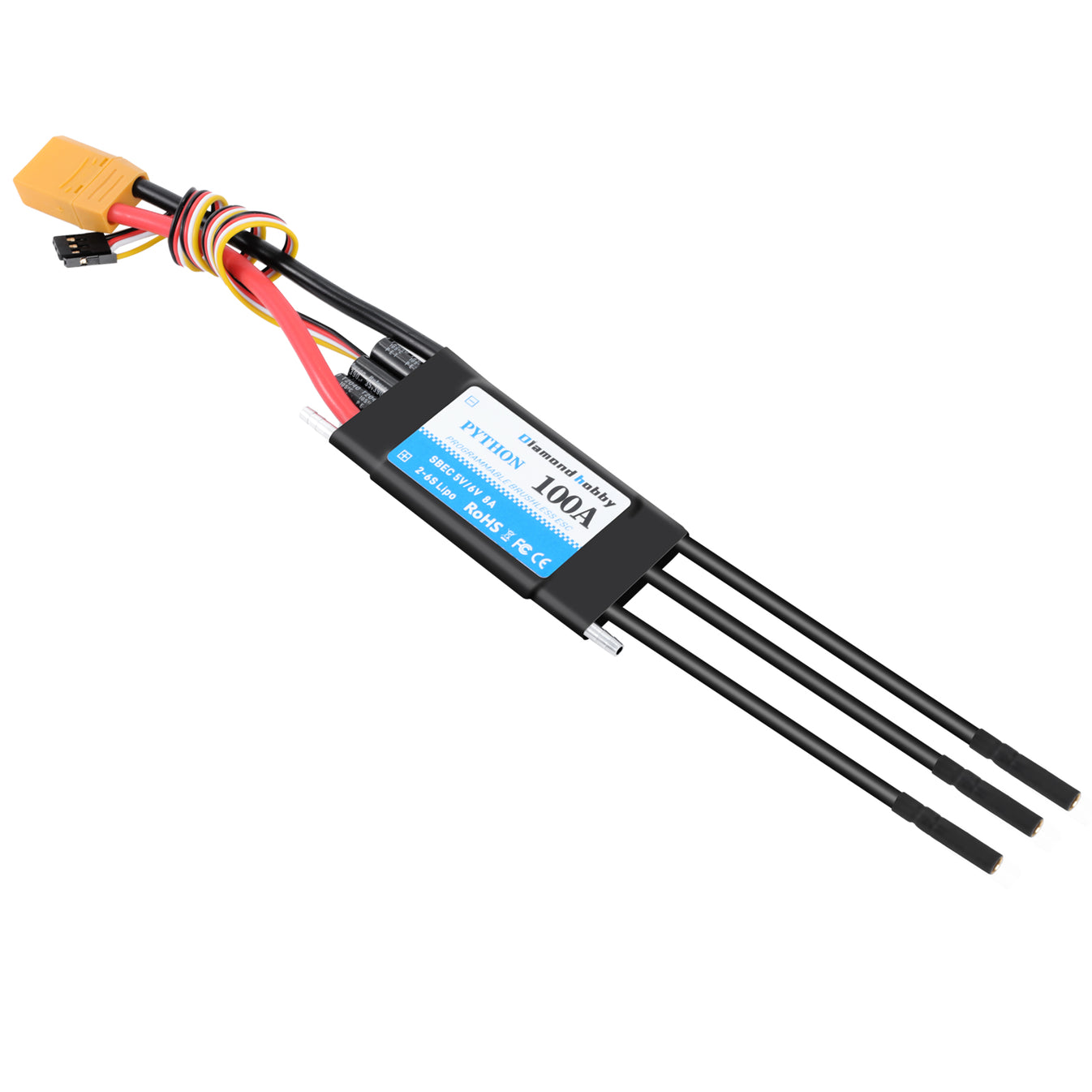 PYTHON Series Marine ESCs | High-Performance Waterproof for RC Boats ...