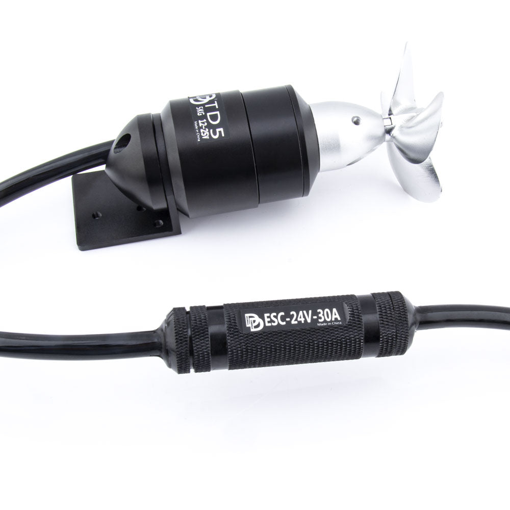 TD5 5kg 24V 432W All Metal 100m Fully Waterproof Underwater Thrusters ...
