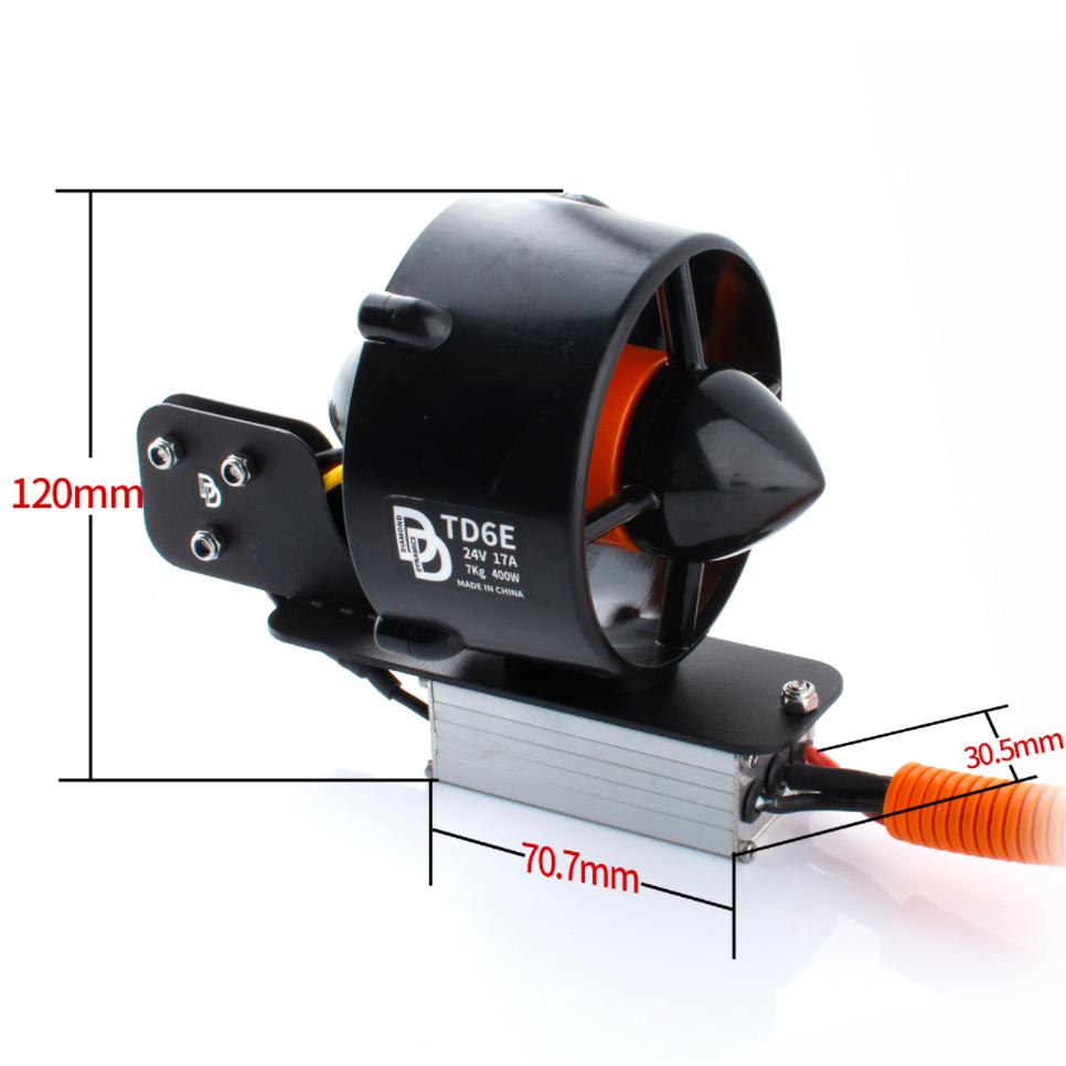 TD6E CW&CCW 24V 14kg 800W Underwater Thruster For Kayaks Fishing Boat ...