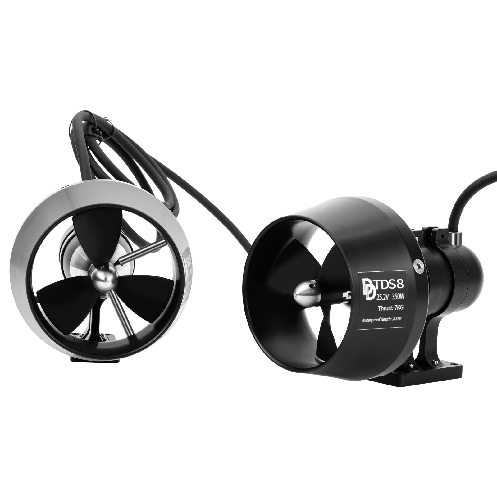 TDS8 7KG 25.2V 350W 316L 200M Underwater Thruster For Submersible Vehi ...