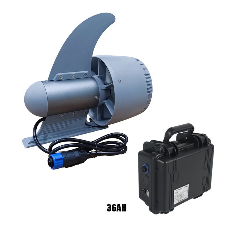 Y01 13kg 12km 25V Electric Fin Kit Underwater Thruster with Battery ...
