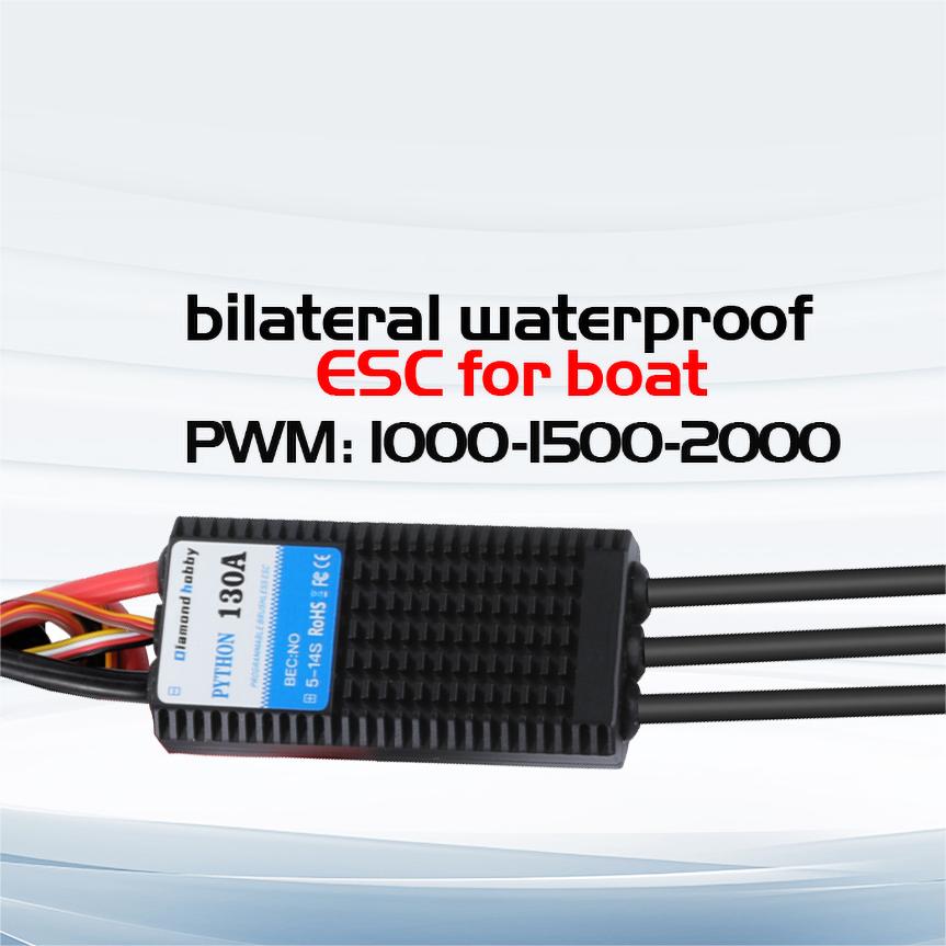 PYTHON Series Marine ESCs | High-Performance Waterproof for RC Boats ...