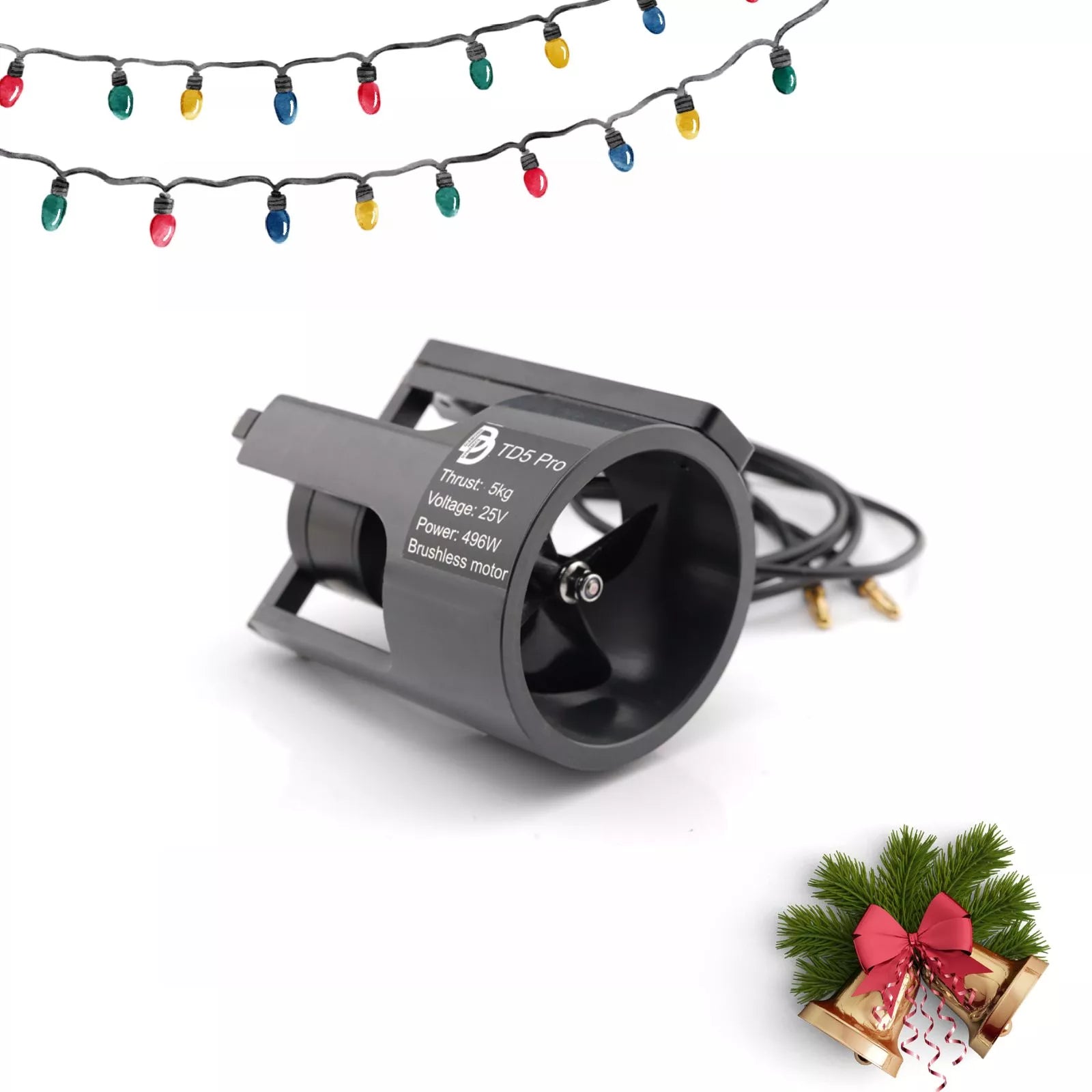 TD5PRO 5kg 12-24V 496W Brushless Small Durable Underwater Thruster ...