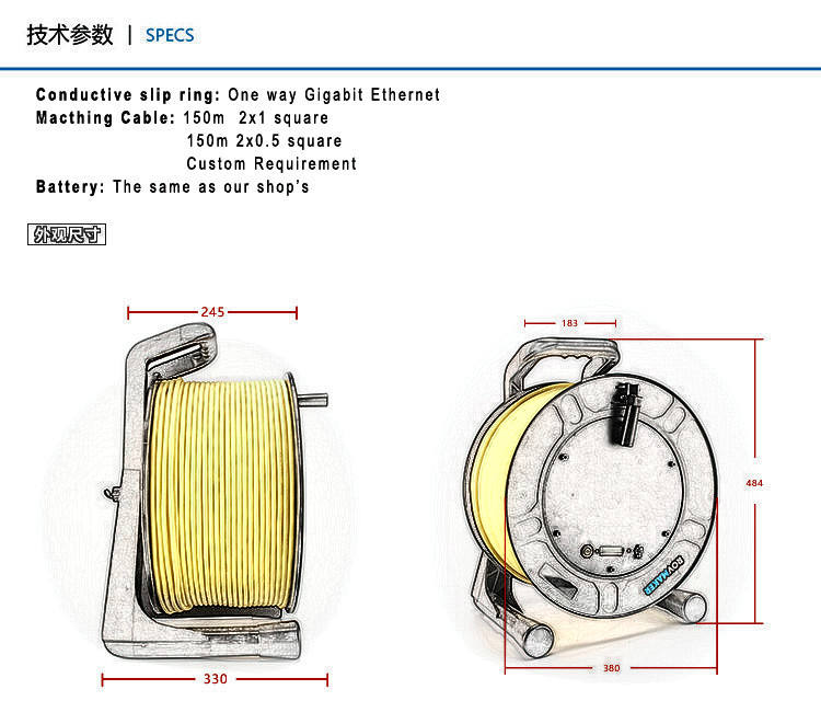 New Design Zero Buoyancy Underwater Fiber Optic Rov Tether Cable | Hob ...