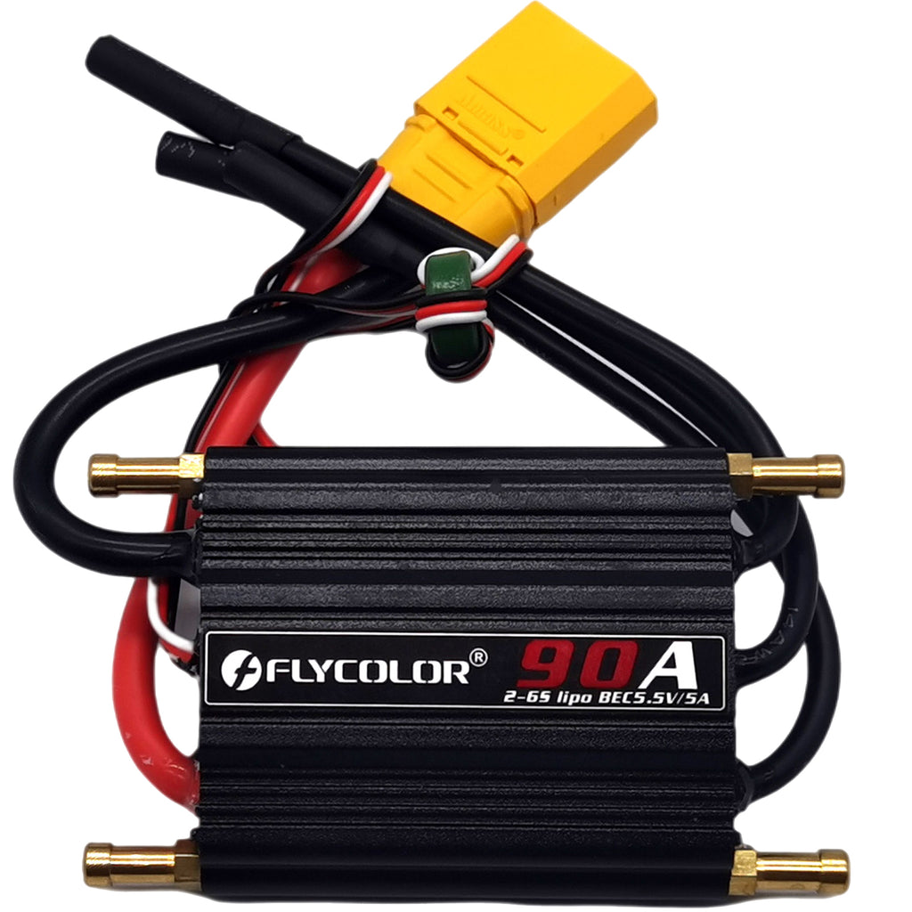 Flycolor 90A Electronic Speed Controller Waterproof Brushless ESC | Ho ...