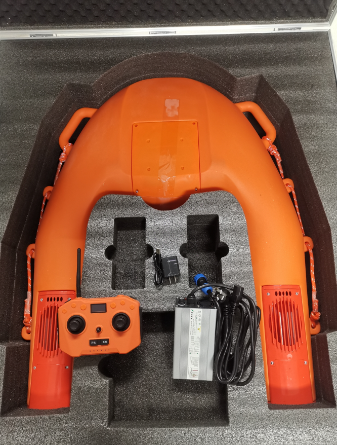 DD 24V 20KM/h electric remote control U-shaped rescue boat lifebuoy on ...