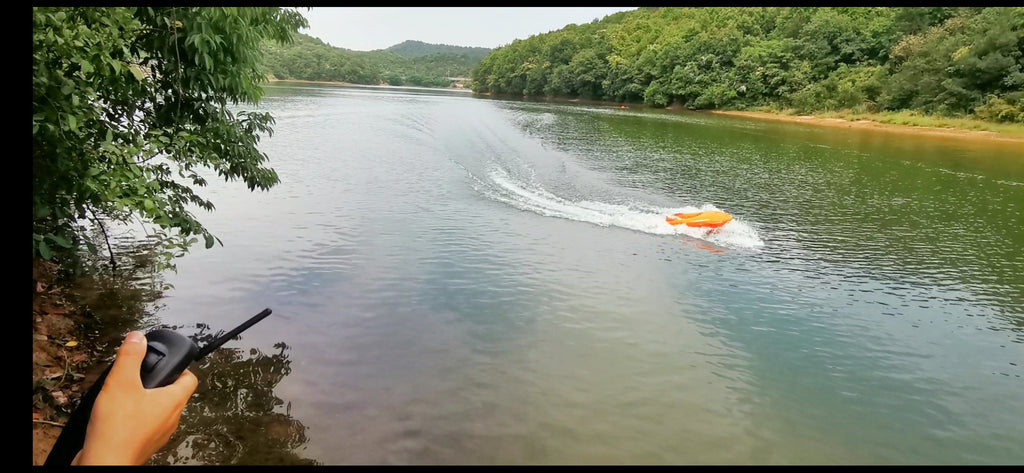 DD 24V 20KM/h electric remote control U-shaped rescue boat lifebuoy on ...