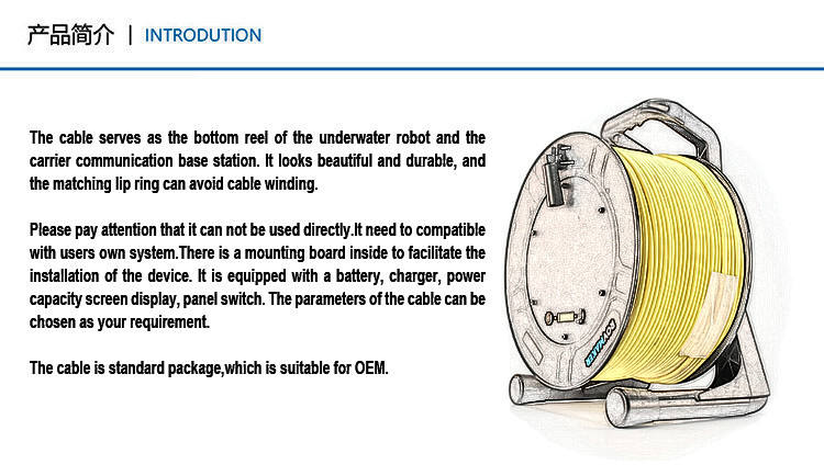 New Design Zero Buoyancy Underwater Fiber Optic Rov Tether Cable | Hob ...