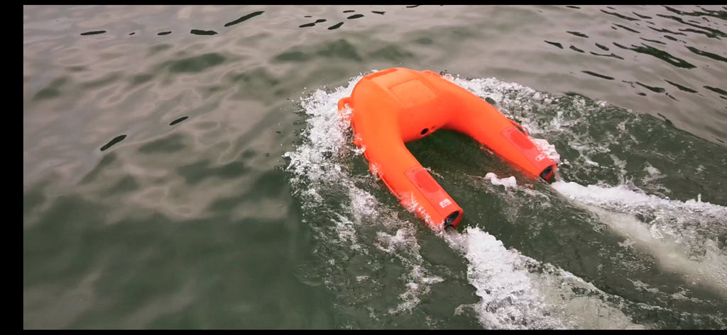 DD 24V 20KM/h electric remote control U-shaped rescue boat lifebuoy on ...