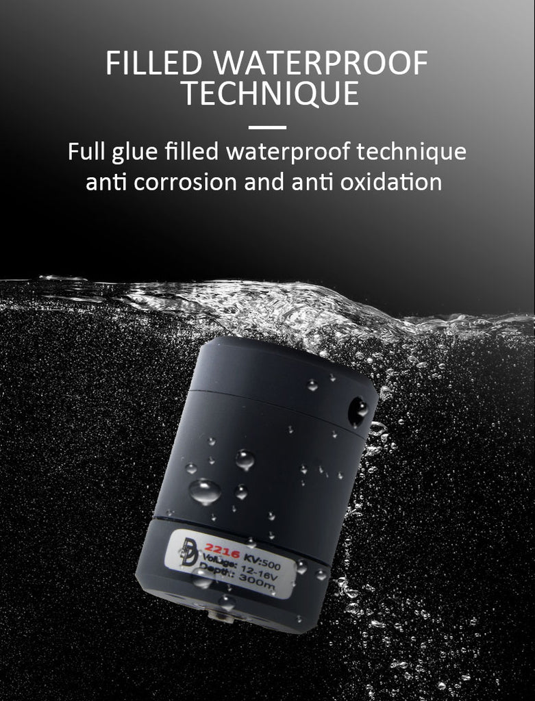 DD 2216 Waterproof Brushless Motor 12V | Hobbywater – HobbyWater