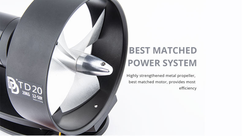 TD20 Metal Underwater Thruster Boat Motor 1200W 20KG | Hobbywater ...